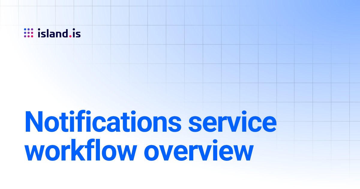 Notifications service workflow overview | Handbook